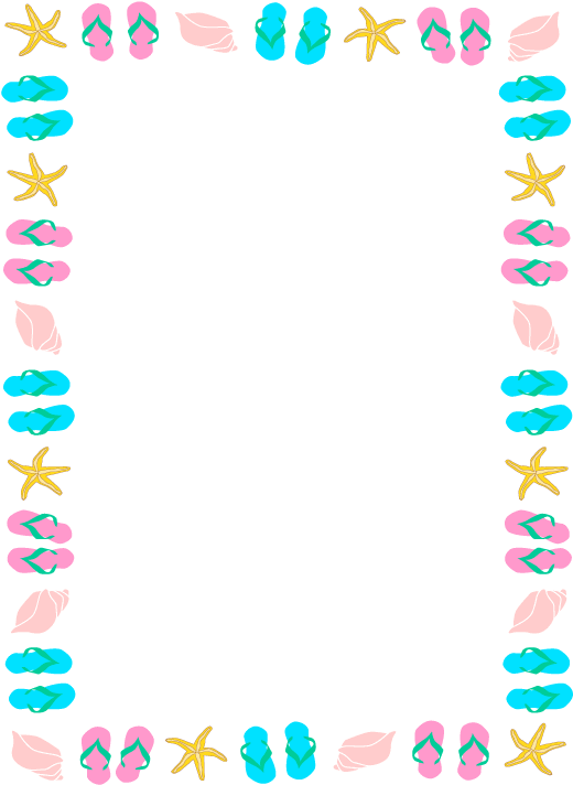 Congratulations! The PNG Image Has Been Downloaded (Summer Page Border ...