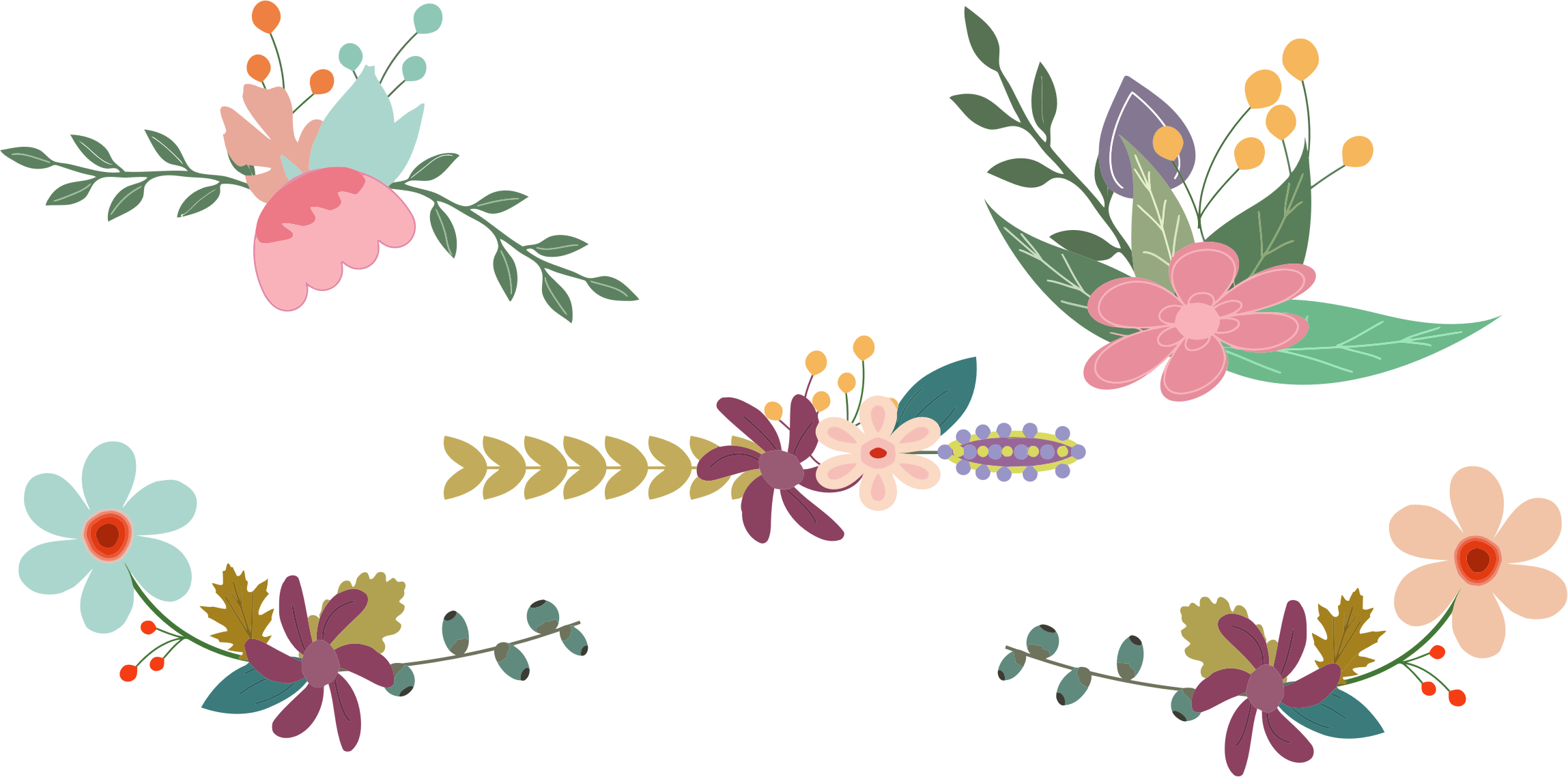 Vintage Flower Clip Art