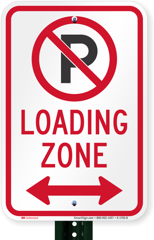 Congratulations! The PNG Image Has Been Downloaded (Loading Zone Sign ...