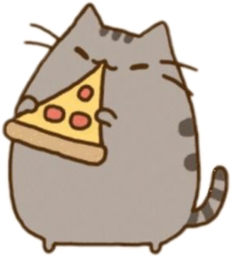 Congratulations! The PNG Image Has Been Downloaded (Pusheen Pizza Png ...
