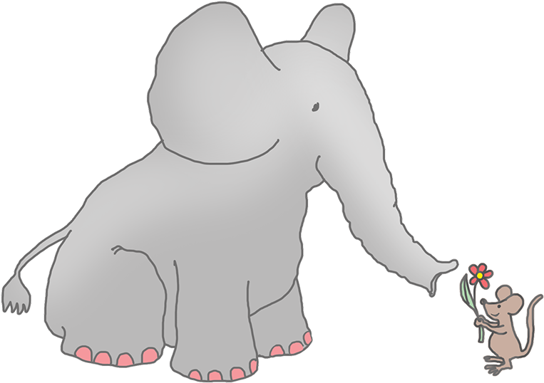 Congratulations! The PNG Image Has Been Downloaded (Elephant And Mouse ...