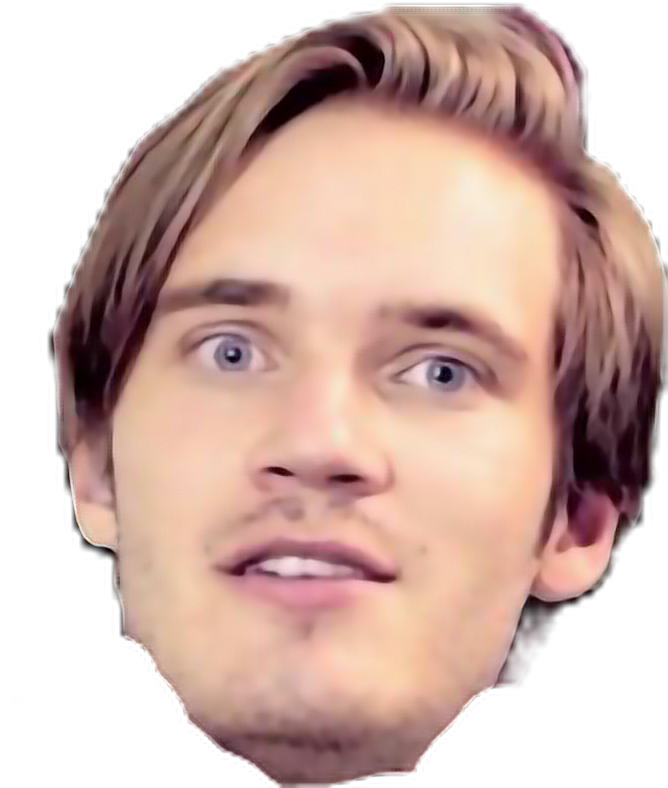 Congratulations! The PNG Image Has Been Downloaded (Pewdiepie Head Png ...