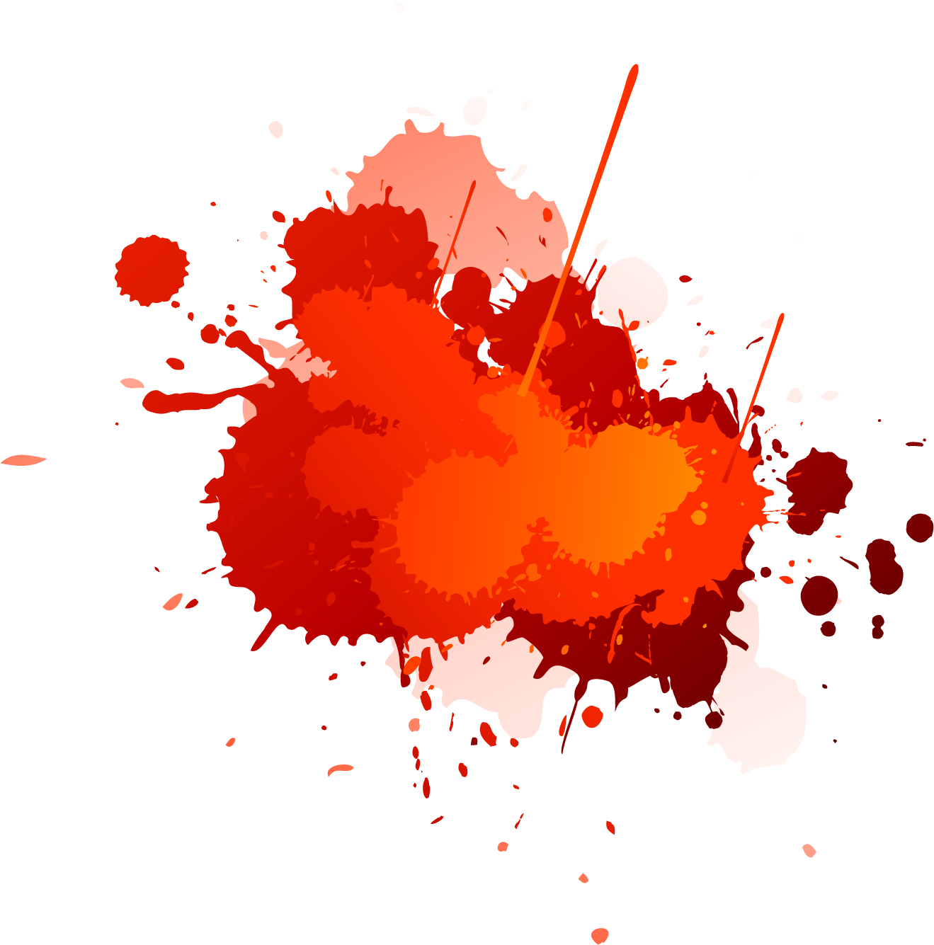 Congratulations! The PNG Image Has Been Downloaded (Black Color Splash ...