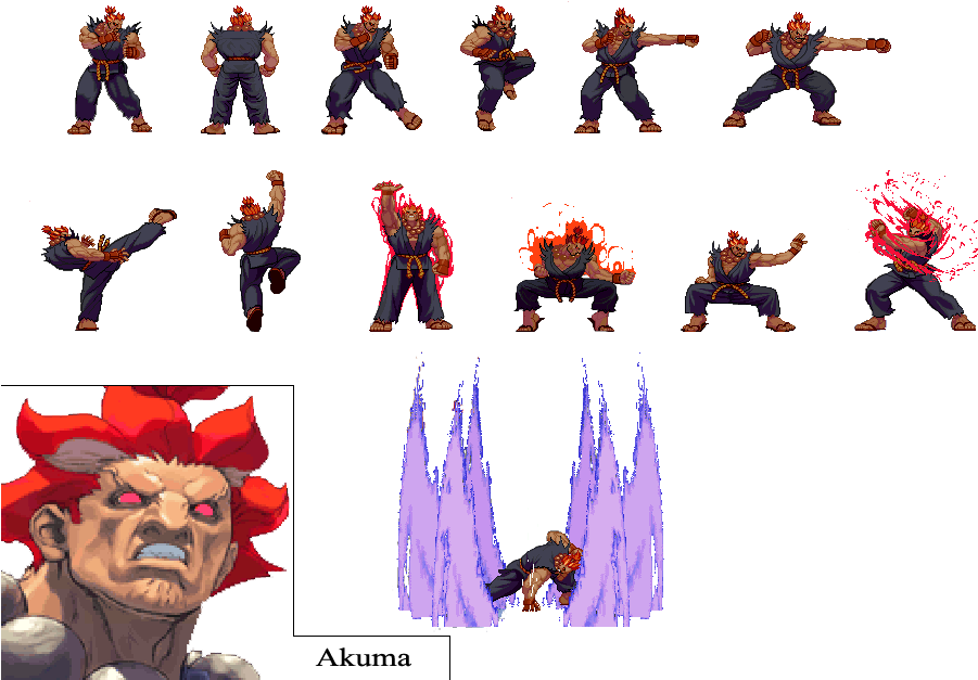 Congratulations! The PNG Image Has Been Downloaded (Akuma Sprite ...