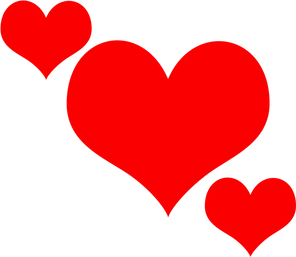 Congratulations! The PNG Image Has Been Downloaded (Three Heart Png ...