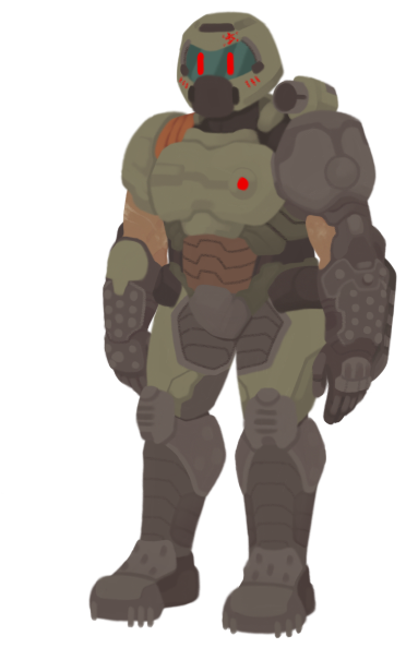 Congratulations! The PNG Image Has Been Downloaded (Doom Guy Png ...