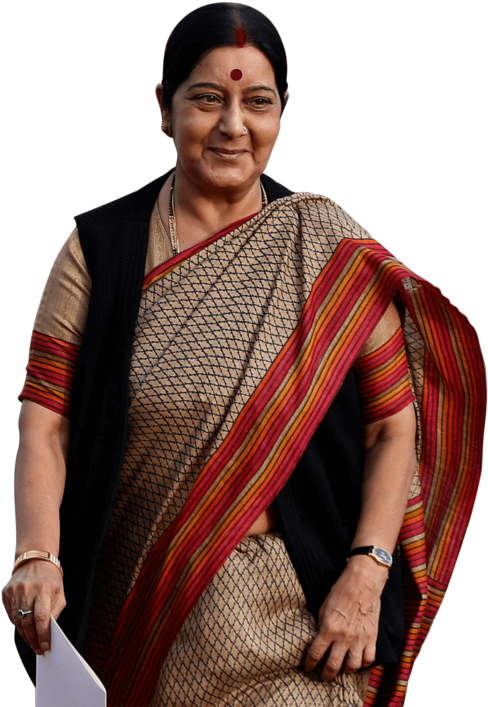 Congratulations! The PNG Image Has Been Downloaded (Sushma Swaraj Png ...
