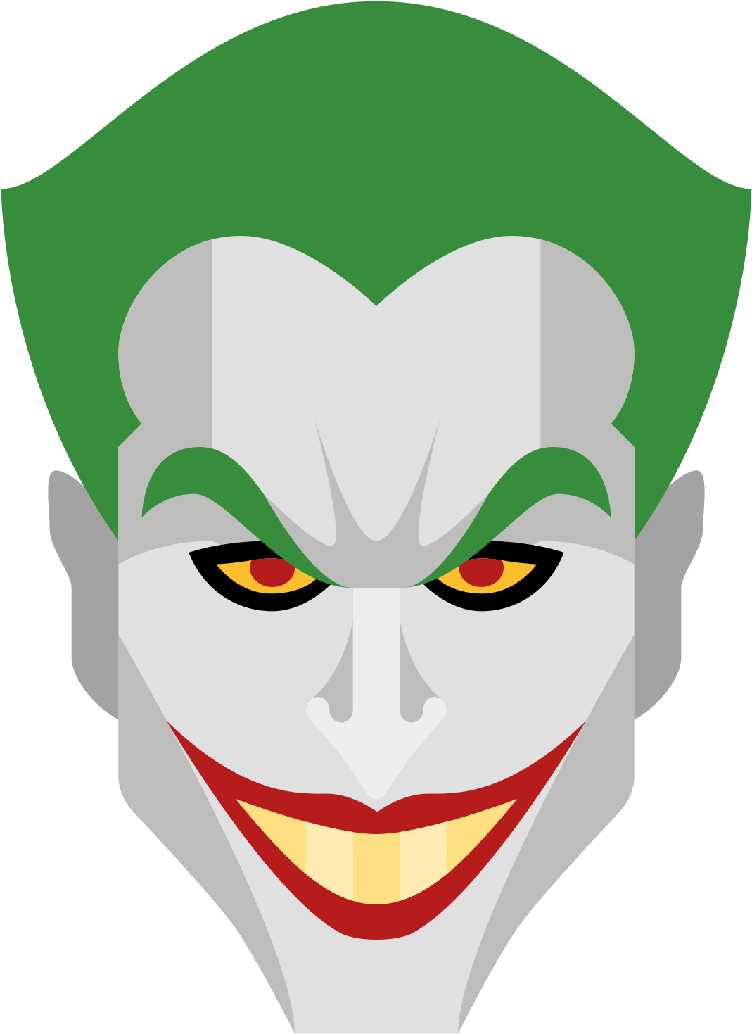 Congratulations! The PNG Image Has Been Downloaded (Joker Smile Vector ...