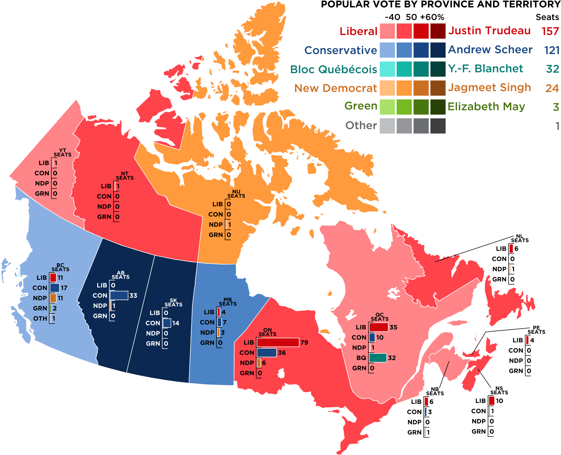 unlabelled map of canada