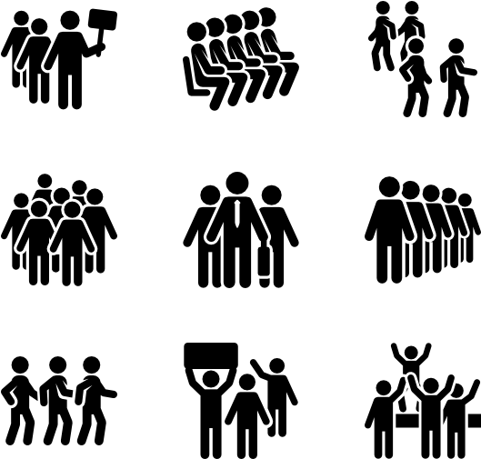Congratulations! The PNG Image Has Been Downloaded (Crowd - Crowd Icon ...