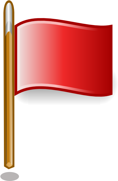 Congratulations! The PNG Image Has Been Downloaded (Red - Red Flag Png ...