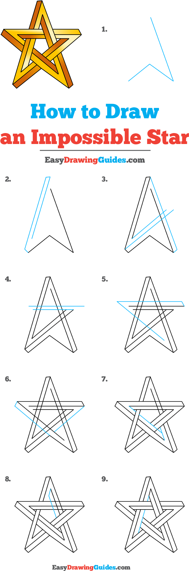 Congratulations! The PNG Image Has Been Downloaded (How To Draw Impossible Star - Draw An ...