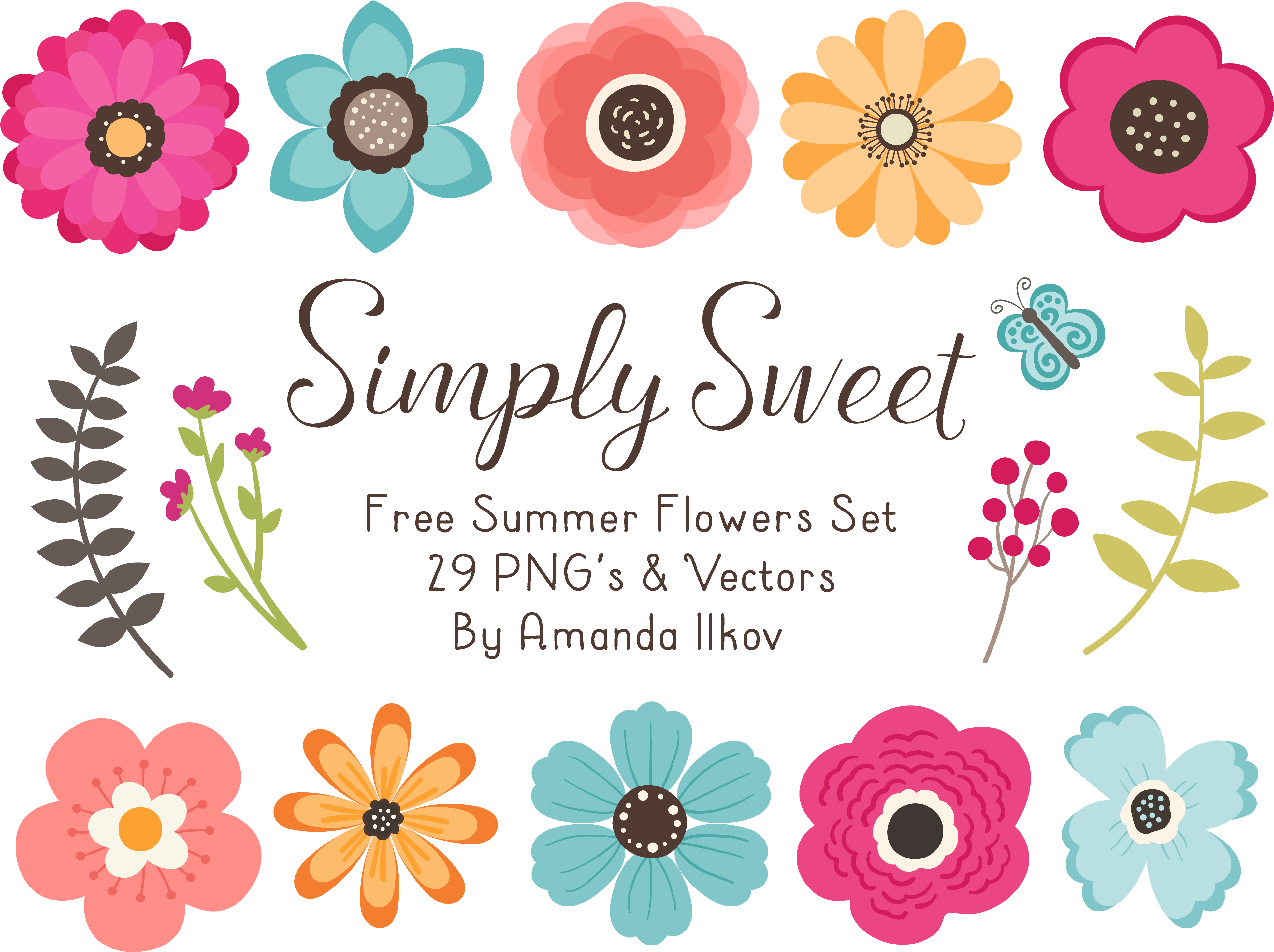 Congratulations! The PNG Image Has Been Downloaded (Transparent Floral ...
