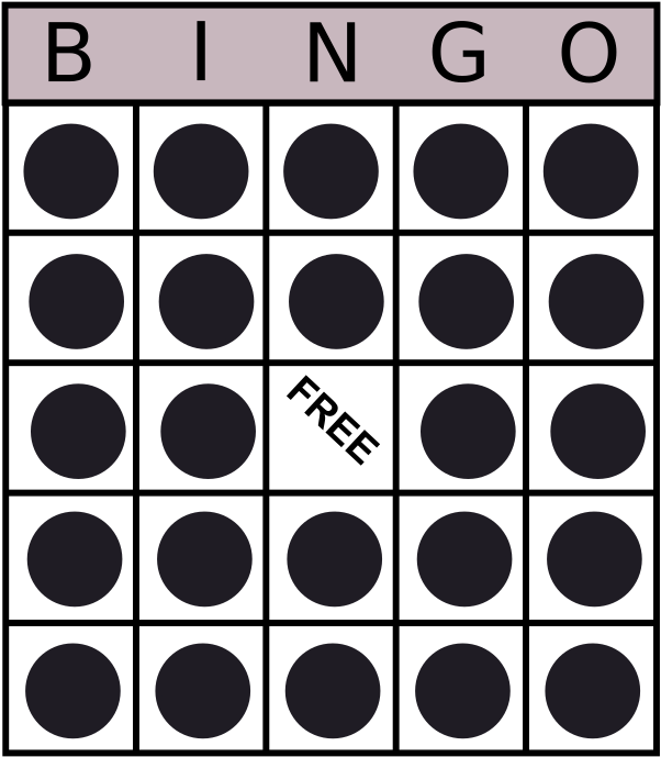 Congratulations! The PNG Image Has Been Downloaded (Bingo Card - Bingo ...