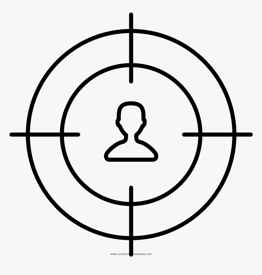 Transparent Target Audience Png - Crosshair Png, Png Download ...