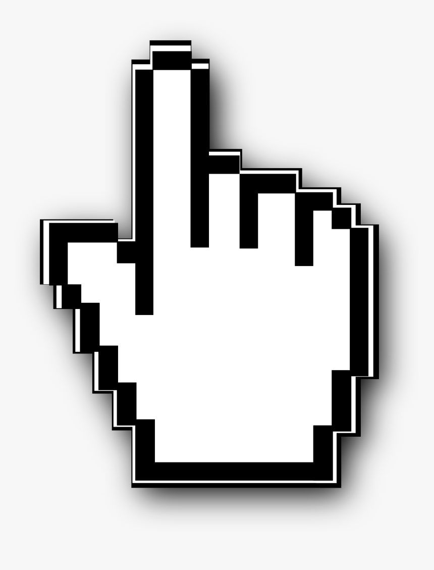 Cursor-hand Freeclipart - Hand Mouse Arrow Png, Transparent Png ...
