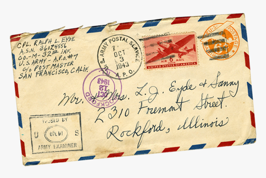 Letters From War Ii - Envelope, HD Png Download , Transparent Png Image ...