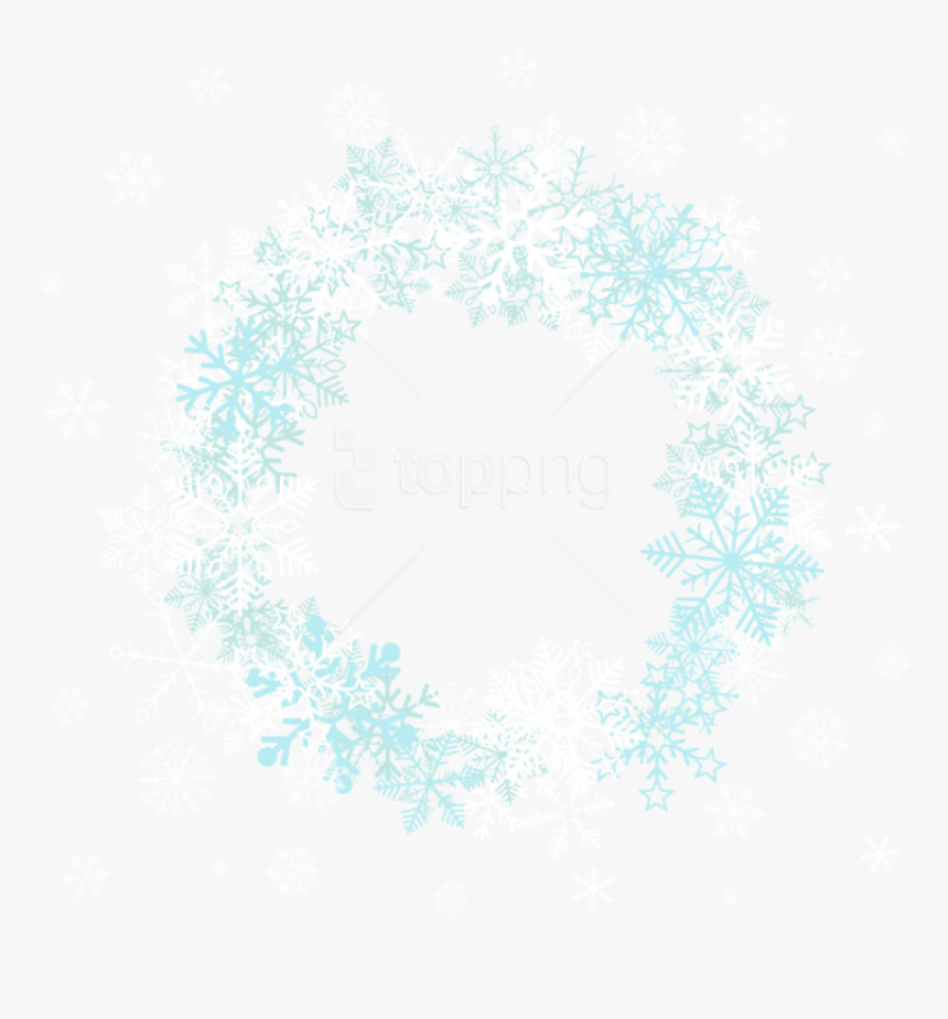 Transparent Background Snowflakes Frame, HD Png Download , Transparent ...