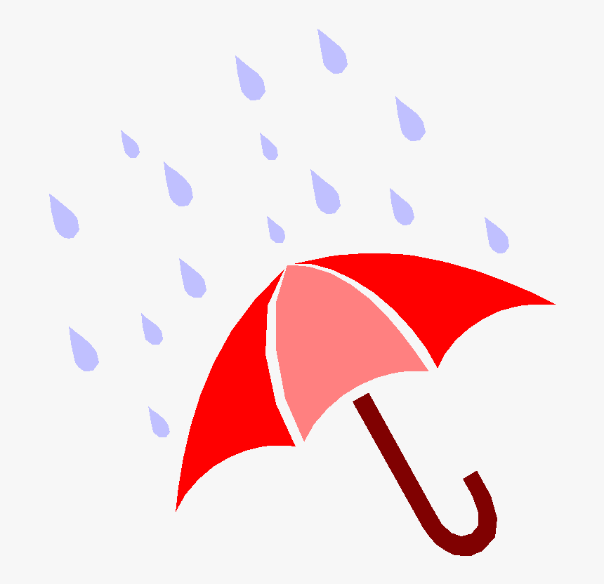 Umbrella With Raindrops Clip Art