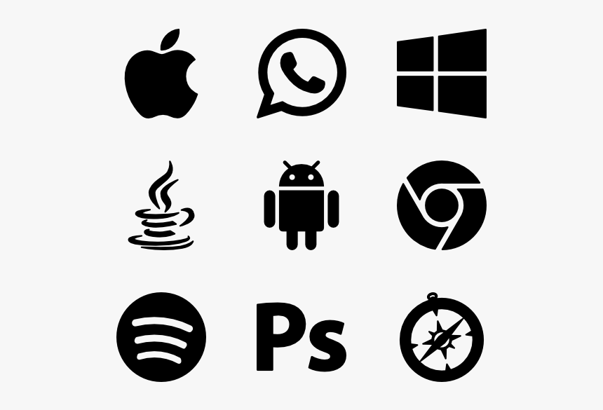Logo - Apple Android Windows Blackberry, HD Png Download , Transparent ...