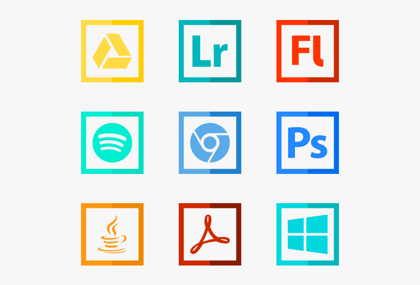 Logo Set - Softwares Logo Png, Transparent Png , Transparent Png Image ...