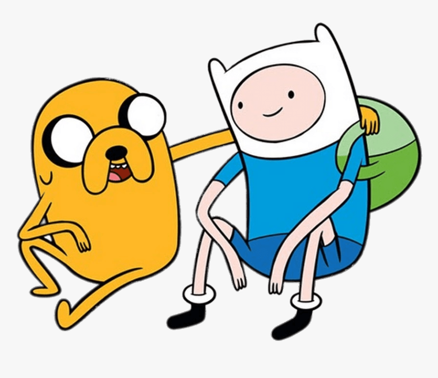 Adventure Time Finn And Jake Sitting Together - Finn And Jack Adventure ...