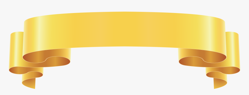 Banner Clipart Yellow - Yellow Ribbon Png Transparent, Png Download ...