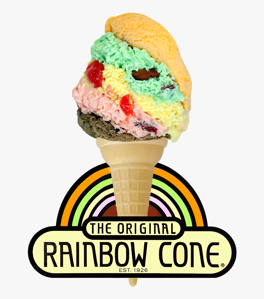 Rainbow Cone, HD Png Download , Transparent Png Image - PNGitem
