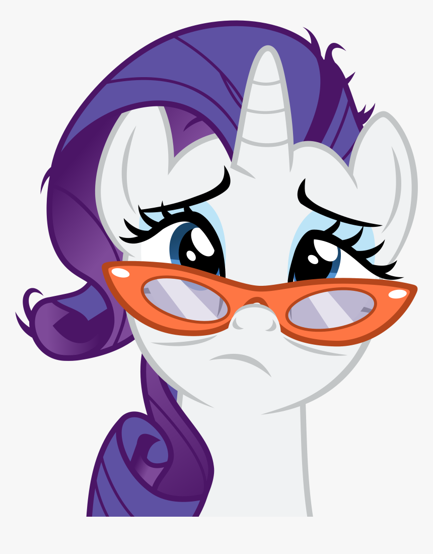 Absurd Res, Artist - Mlp Rarity Tired Vector, HD Png Download ...