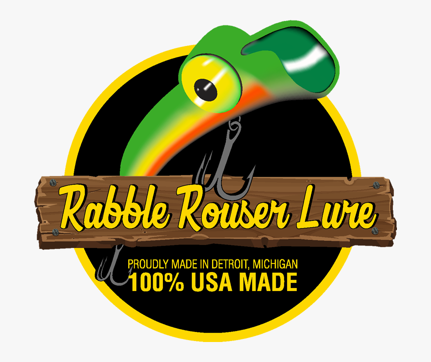 Rabble Rouser Fishing Lures - Graphic Design, HD Png Download ...