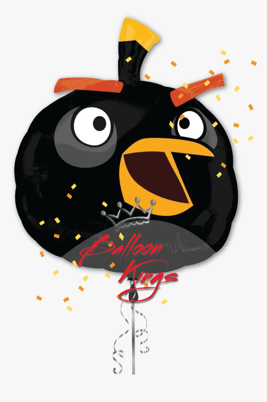 Transparent Angry Bird Png - Angry Birds Black Bird, Png Download ...
