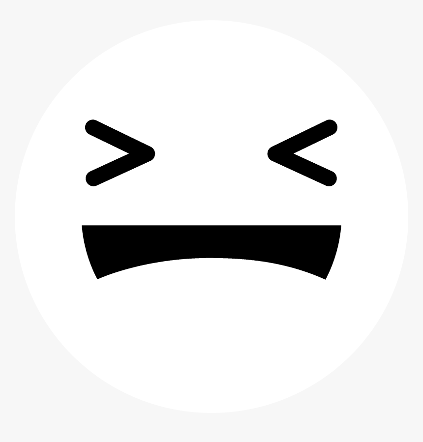 Facebook Haha Logo Black And White - Facebook Laugh React, HD Png ...