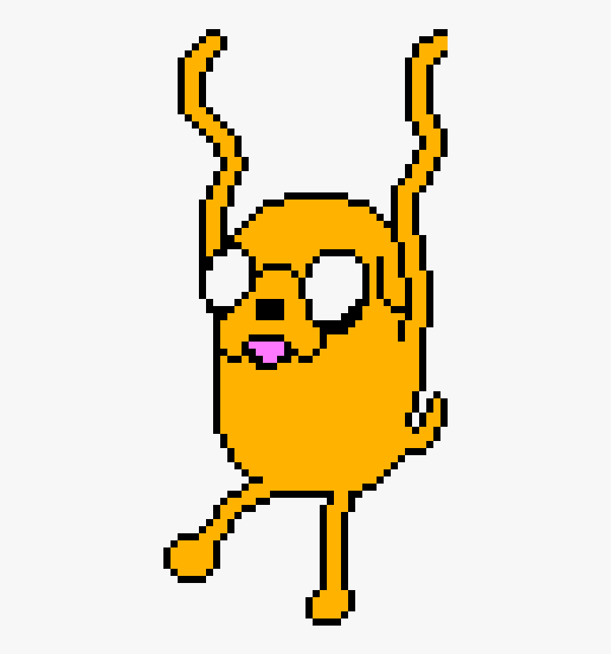 Jake The Dog Pixel Art, HD Png Download , Transparent Png Image - PNGitem