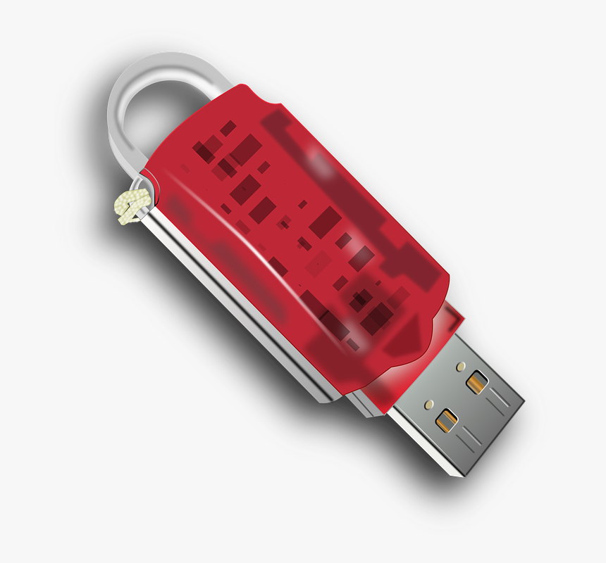 Transparent Usb Drive Png - Usb Key, Png Download , Transparent Png ...