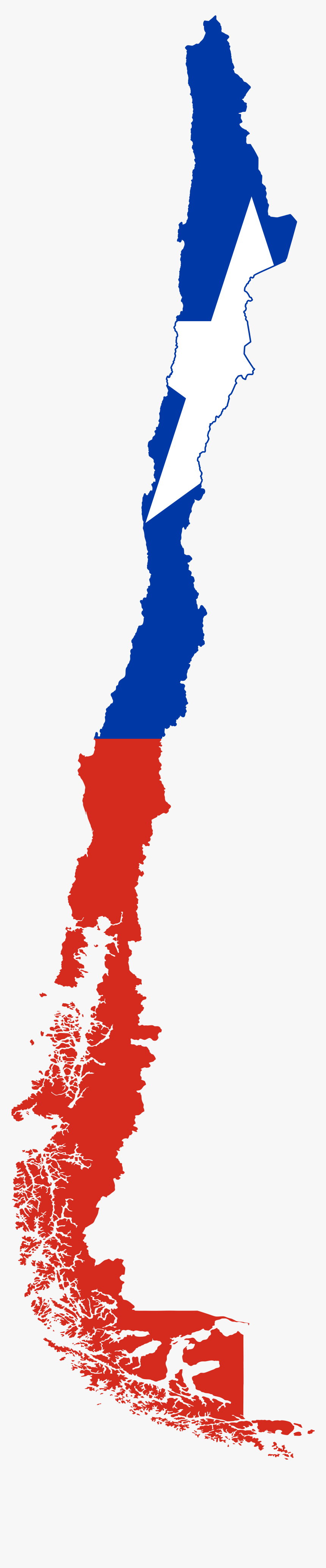 Chile Map With Flag, HD Png Download , Transparent Png Image - PNGitem