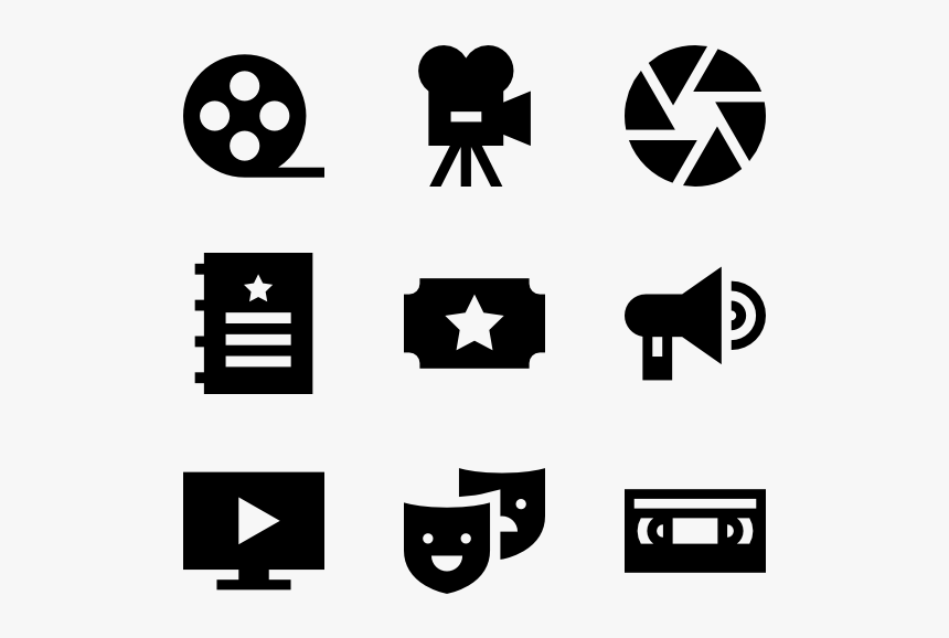 Filled Cinema - Theatre Icon Vector, HD Png Download , Transparent Png ...