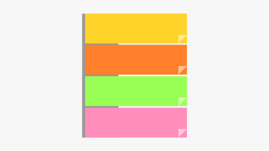 Sticky Notes Assorted - Small Sticky Notes Png, Transparent Png ...