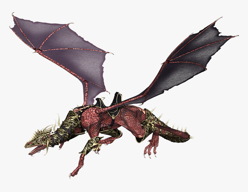 Dragon Purple - Dragon Wings Flying, HD Png Download , Transparent Png ...