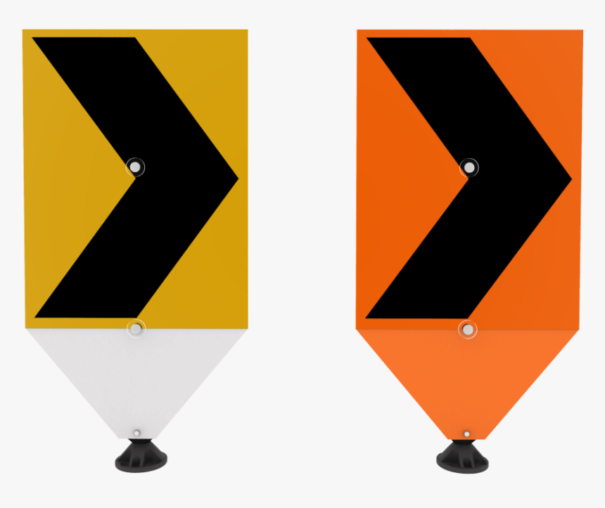 Chevron Panels - Sharp Bend Road Sign, HD Png Download , Transparent ...