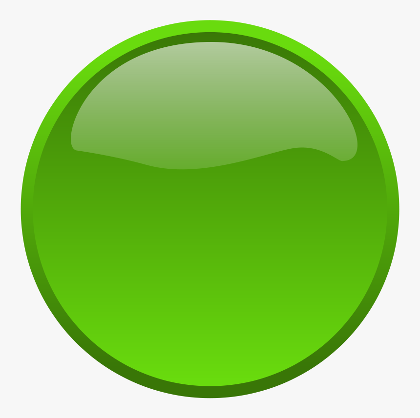 Blank Big Green Button Png - Boton Verde Png, Transparent Png ...