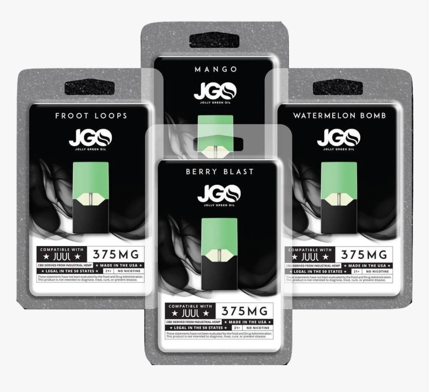Jgo Cbd Pod 375mg, HD Png Download , Transparent Png Image - PNGitem