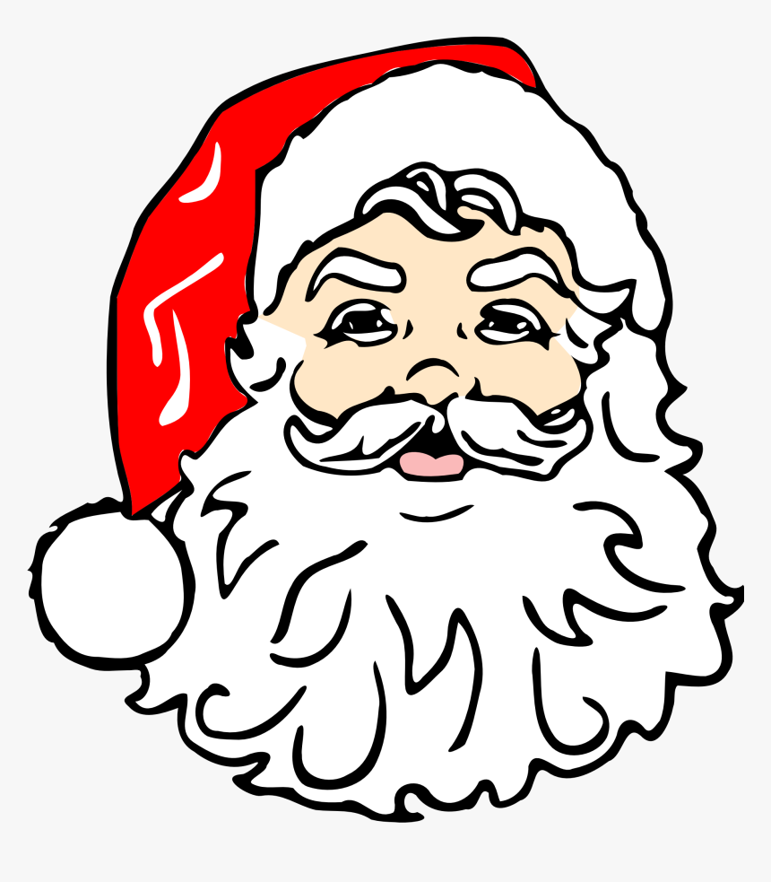 Secret Santa Clipart - Santa Head Transparent Background, HD Png ...