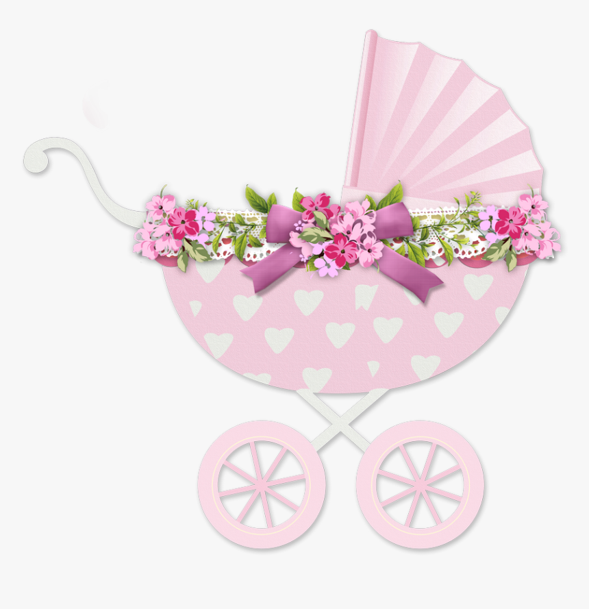 Transparent Baby Stroller Png - Baby Pink Baptism Clipart, Png Download ...
