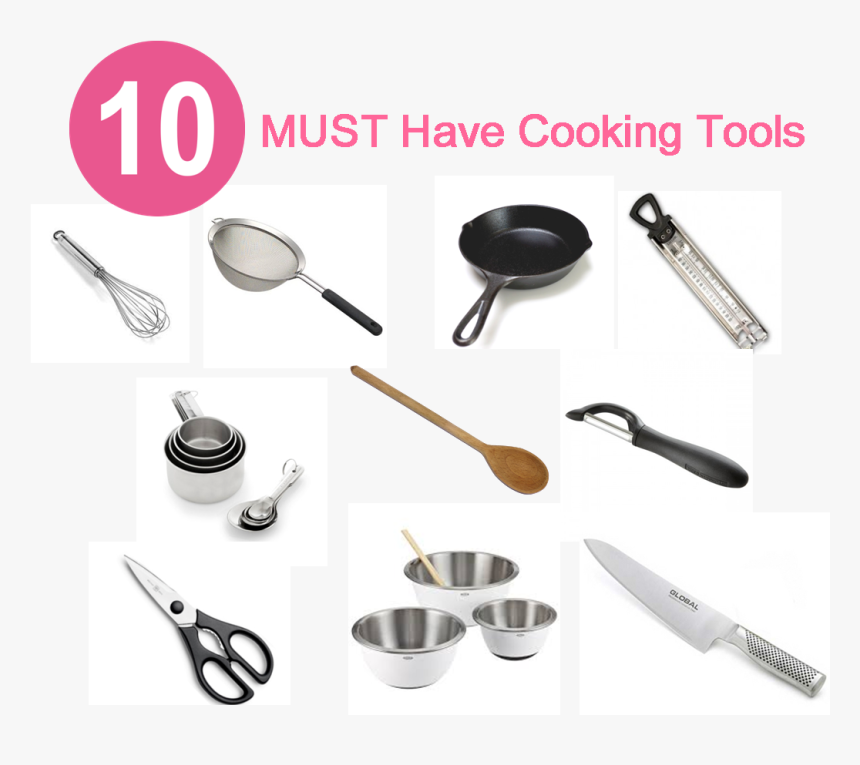 Transparent Kitchen Tools Png - 10 Tools For Cooking, Png Download ...
