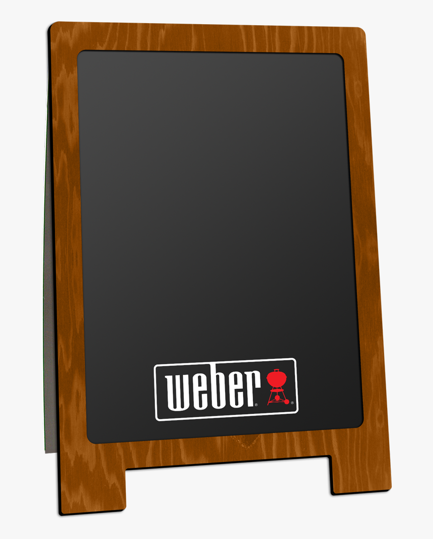Chalkboard In Stock Wood A Frame Sidewalk Sign - Wood, HD Png Download ...
