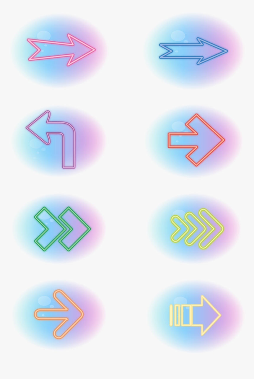 Transparent Png Arrows - Arrow Glowing Png, Png Download , Transparent ...