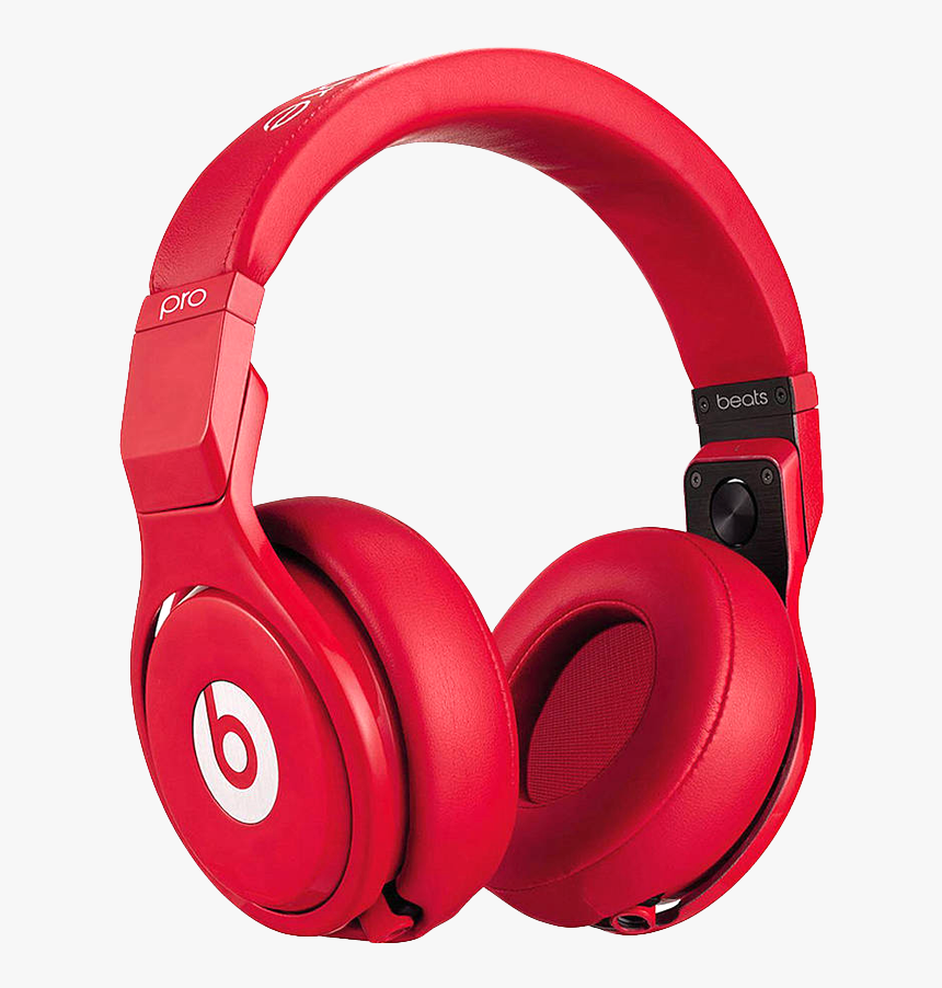 Headphone Png Image - Red Beats Pro, Transparent Png , Transparent Png ...