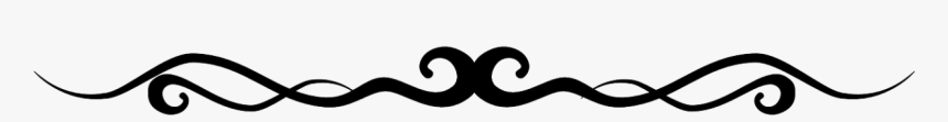 Flourish Line Border Decoration Swirl Accent Line Under Text Png Transparent Png 