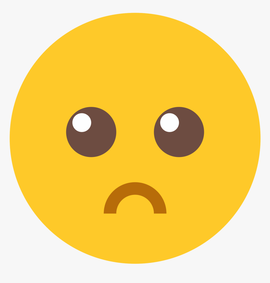 Facebook Sad Png - Smiley Face On Paper Plate, Transparent Png ...