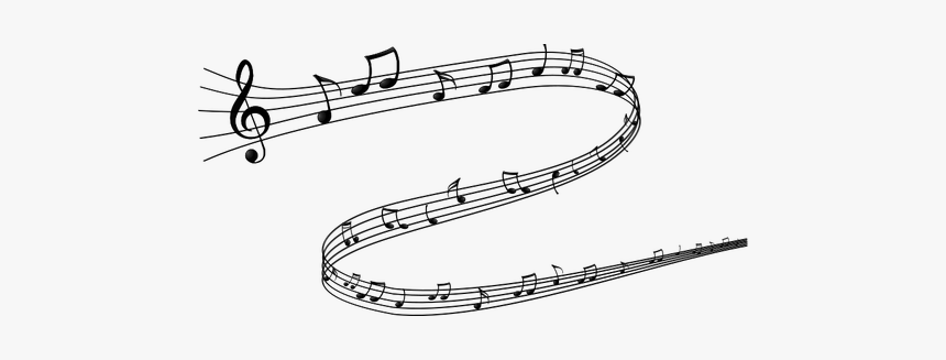 Black And White Musical Notes Vector Drawing - Music Notes Public ...